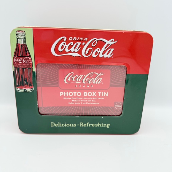 Coca Cola | Storage & Organization | Coca Cola Photo Box Tin Vintage ...